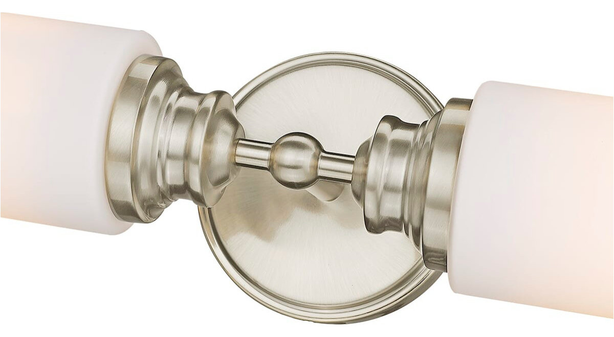 Modern Gold Two Light Wall Sconce from the Collection, 5.000 ...