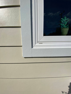Need help with post James Hardie Trim installation: looks kinda ugly ...