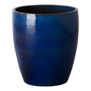 21" Bullet Planter - Contemporary - Outdoor Pots And Planters - by ...