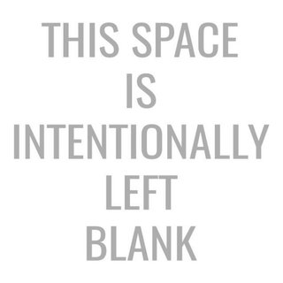 "This Space Is Intentionally Left Blank" Paper Print by BG Studio, 20 ...