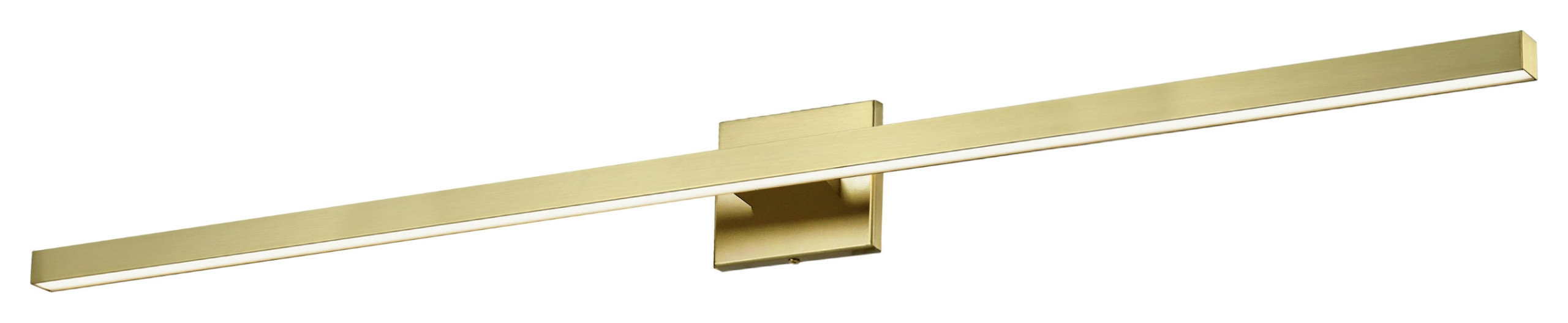 Arandel Vanity Light, 4"D, 24W LED, White Acrylic Diffuser - Modern ...