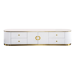 Deryon TV Stand - Contemporary - Entertainment Centers And Tv Stands ...
