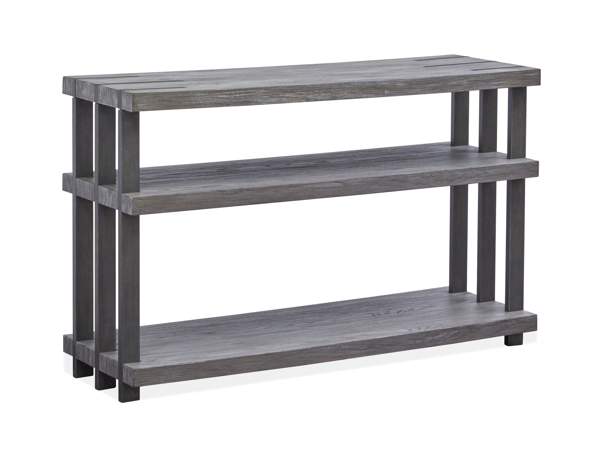 Rectangular Cocktail Table With Casters - Farmhouse - Console Tables ...