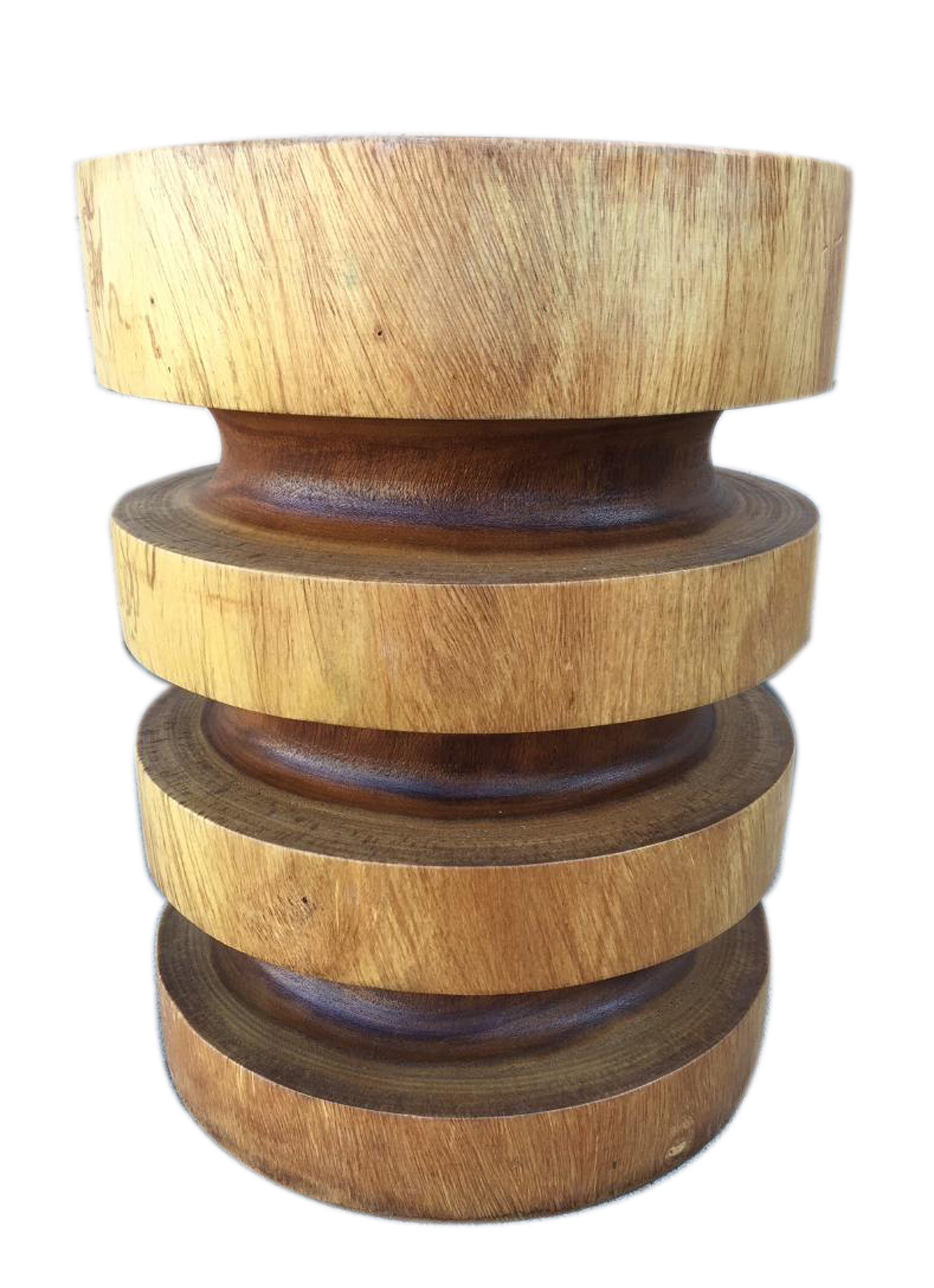 Natural Ring End Table - Rustic - Side Tables And End Tables - by Asian ...