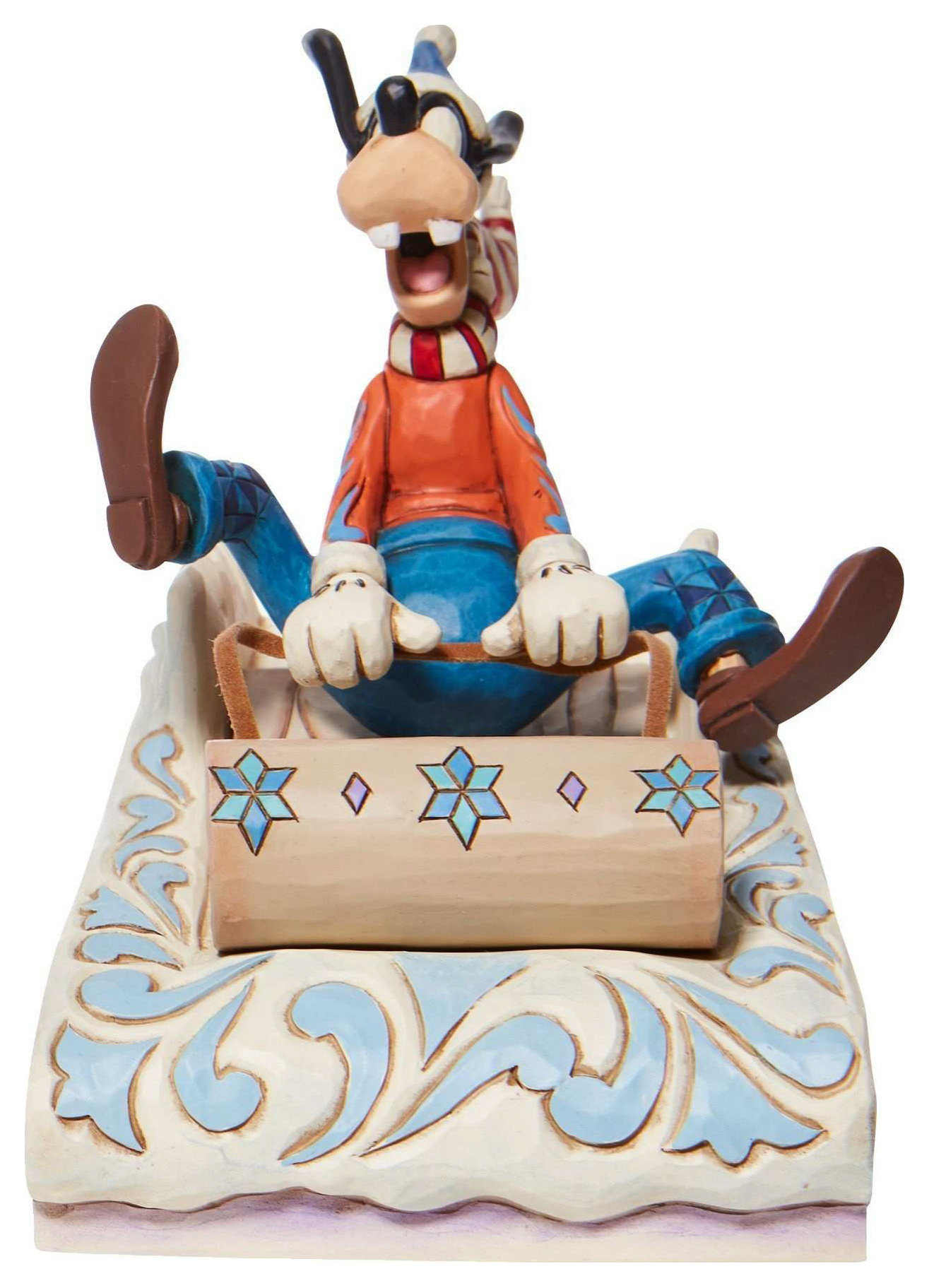 Jim Shore A Wild Ride Polyresin Goofy Sledding Disney 6008974, 5.25 In ...