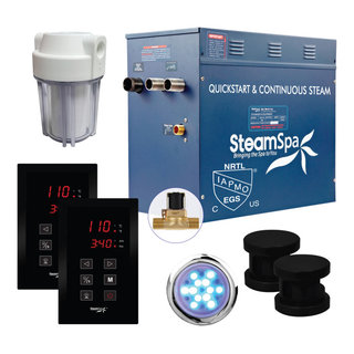 SteamSpa Royal 10.5 KW QuickStart Acu-Steam Bath Generator Package - Transitional - Steam ...