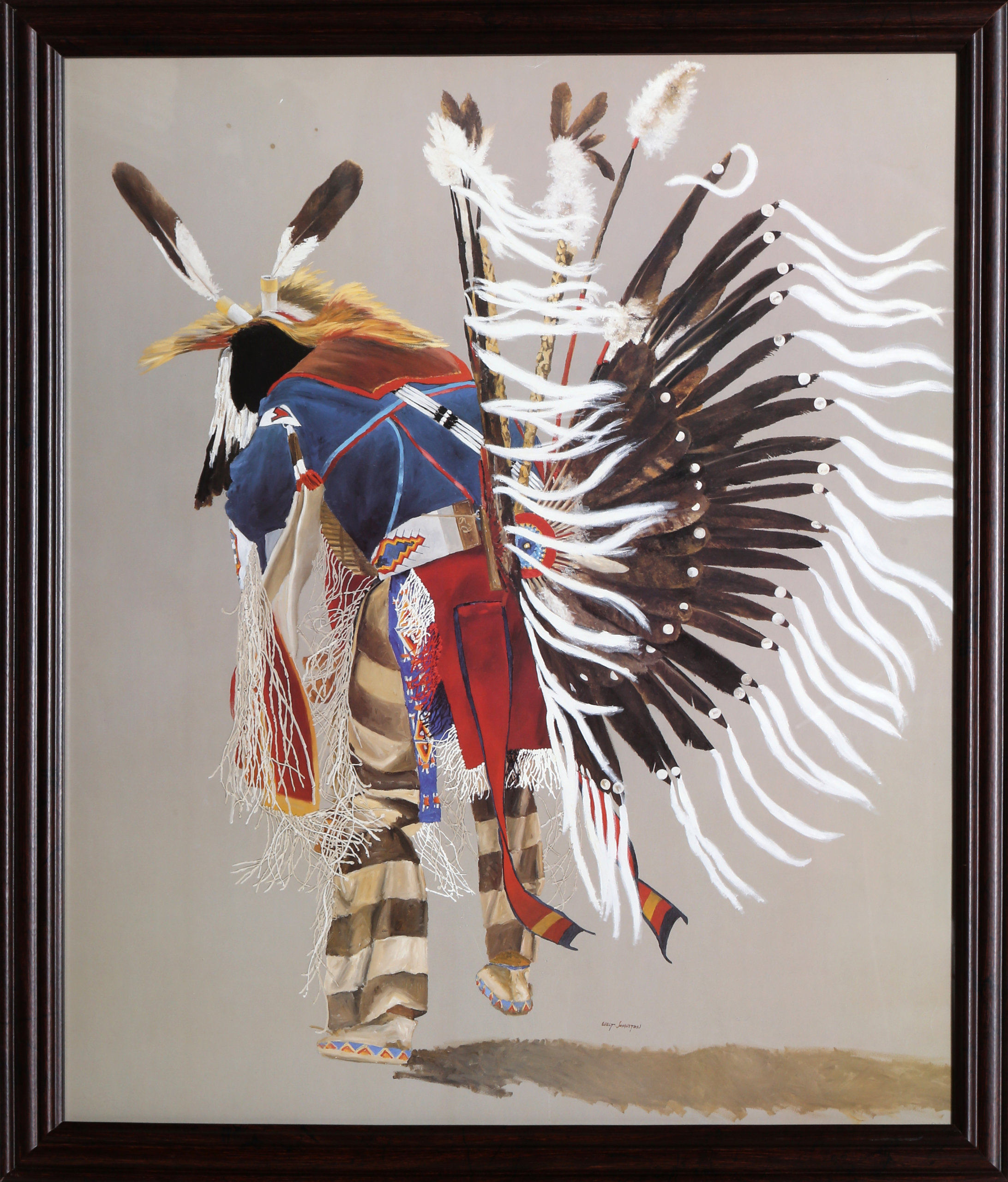Northern Traditional Dancer, Walt Johnston, 28x23.5 - Traditional ...