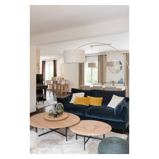 Rénovation complète d'un salon/salle à manger - Senlis - Contemporain ...