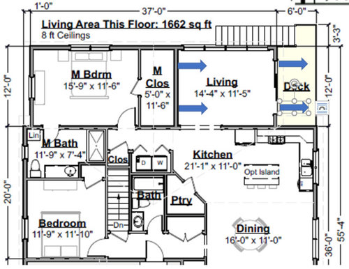Reconfigure space for Master Suite