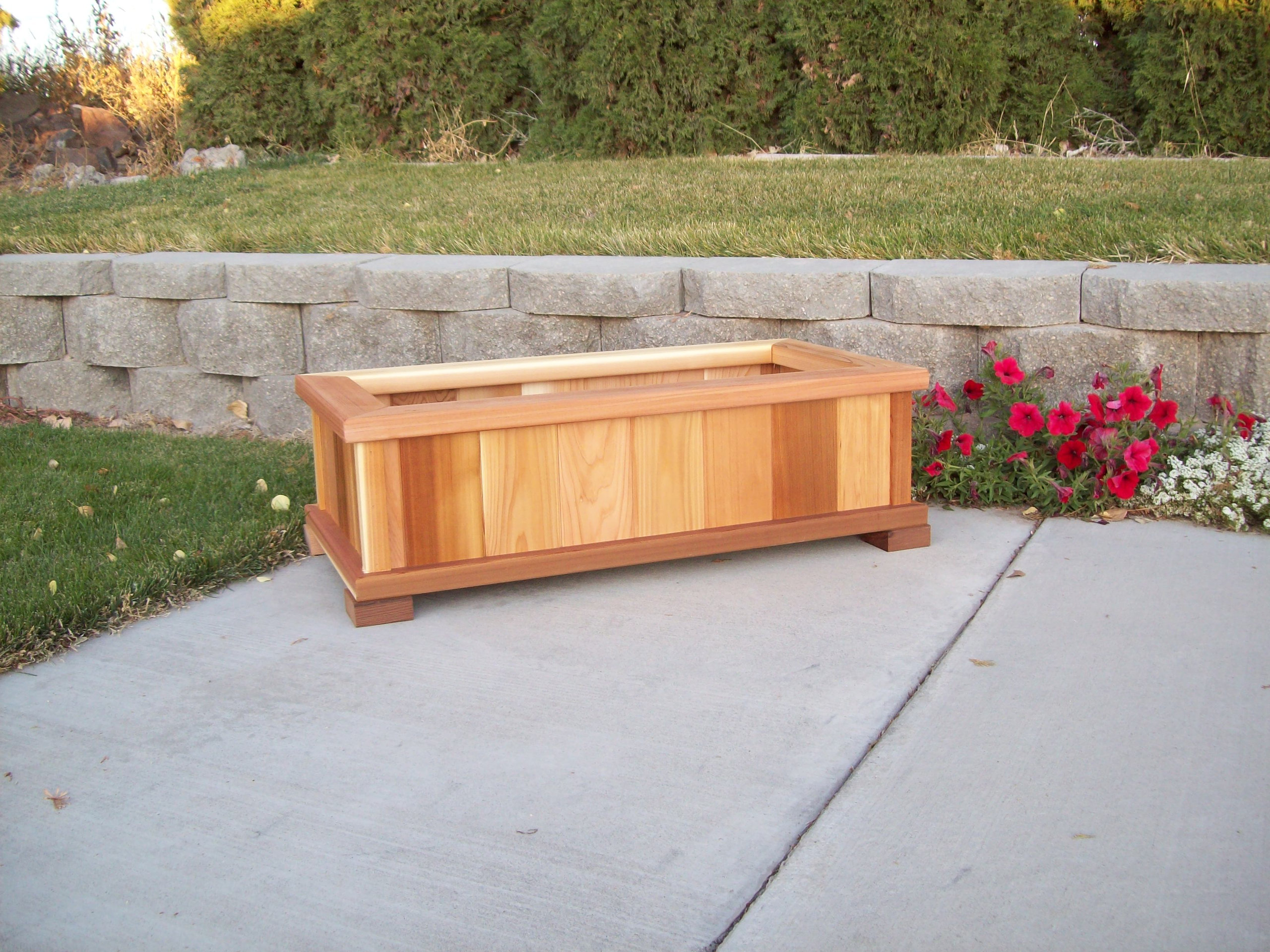 Wood Country Patio Planters - Transitional - Outdoor Pots And Planters ...