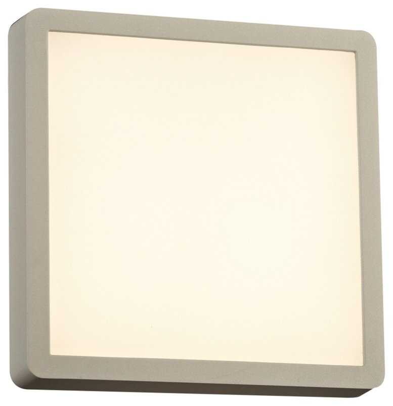 PLC 1 Square silver exterior-Light from the Oliver collection, Silver ...