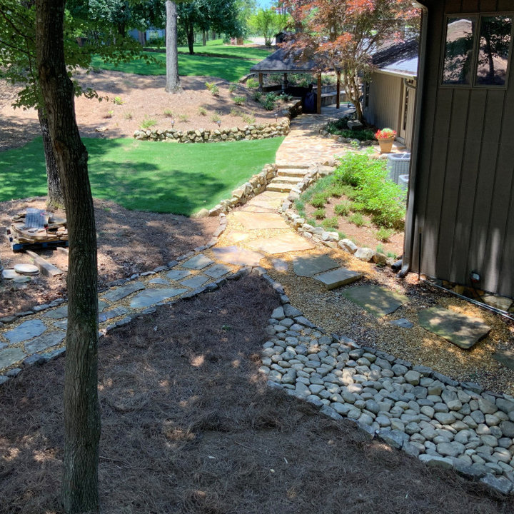 75 River Rock Walkway Ideas You'll Love - October, 2025 | Houzz