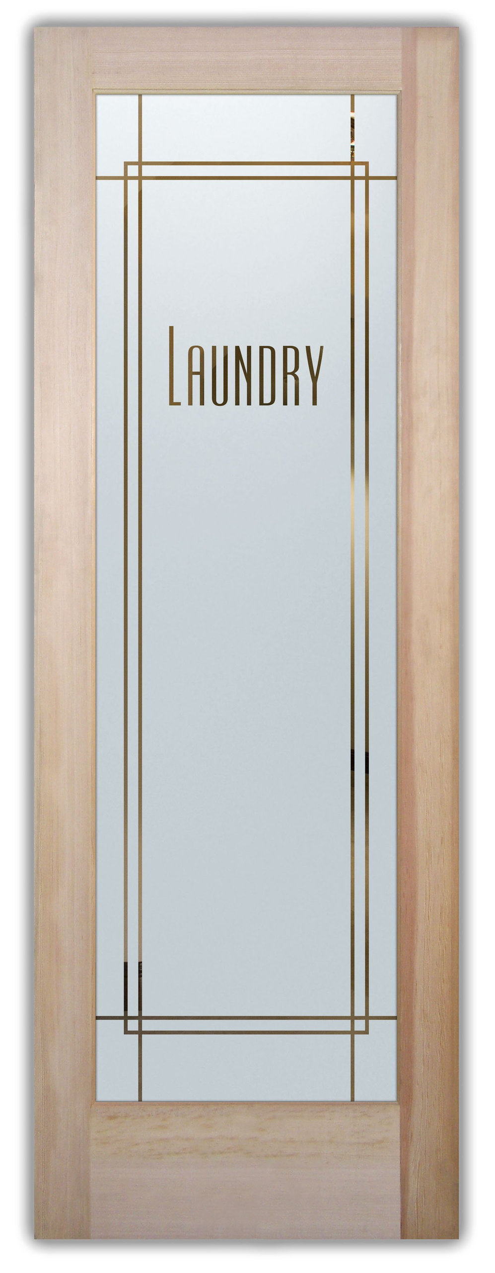 Laundry Room Doors - Ultra Laundry Frosted Glass Design - 28" x 80 ...