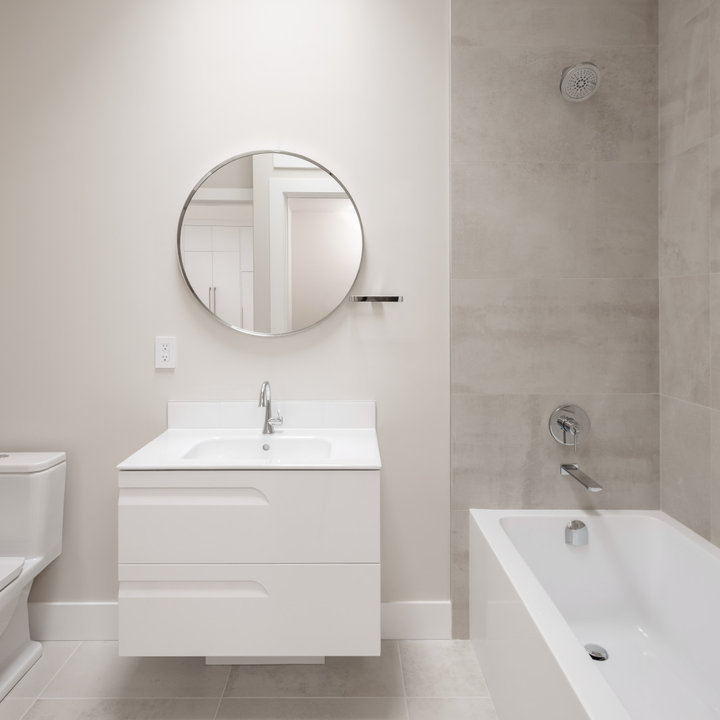 75 Bathroom - Shower Curtain and Walk-In Shower Ideas You'll Love ...