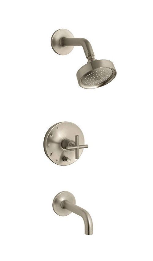 Brushed gold or brushed bronze finish for our small bathroom?