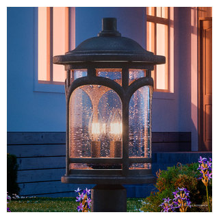 Luxury Rustic Bronze Outdoor Post Light, Medium, UQL1107, Sydney ...