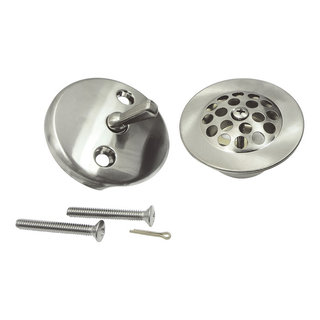 Made to Match DTL5305A8 Grid Tub Drain Kit, Satin Nickel - Tub And Shower Parts - by Buildcom ...