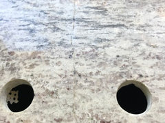 Help! New granite counters installed cracked or fissure? | Houzz Forum
