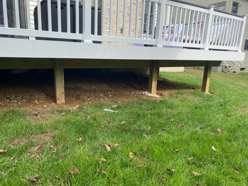 Deck Skirting Installation