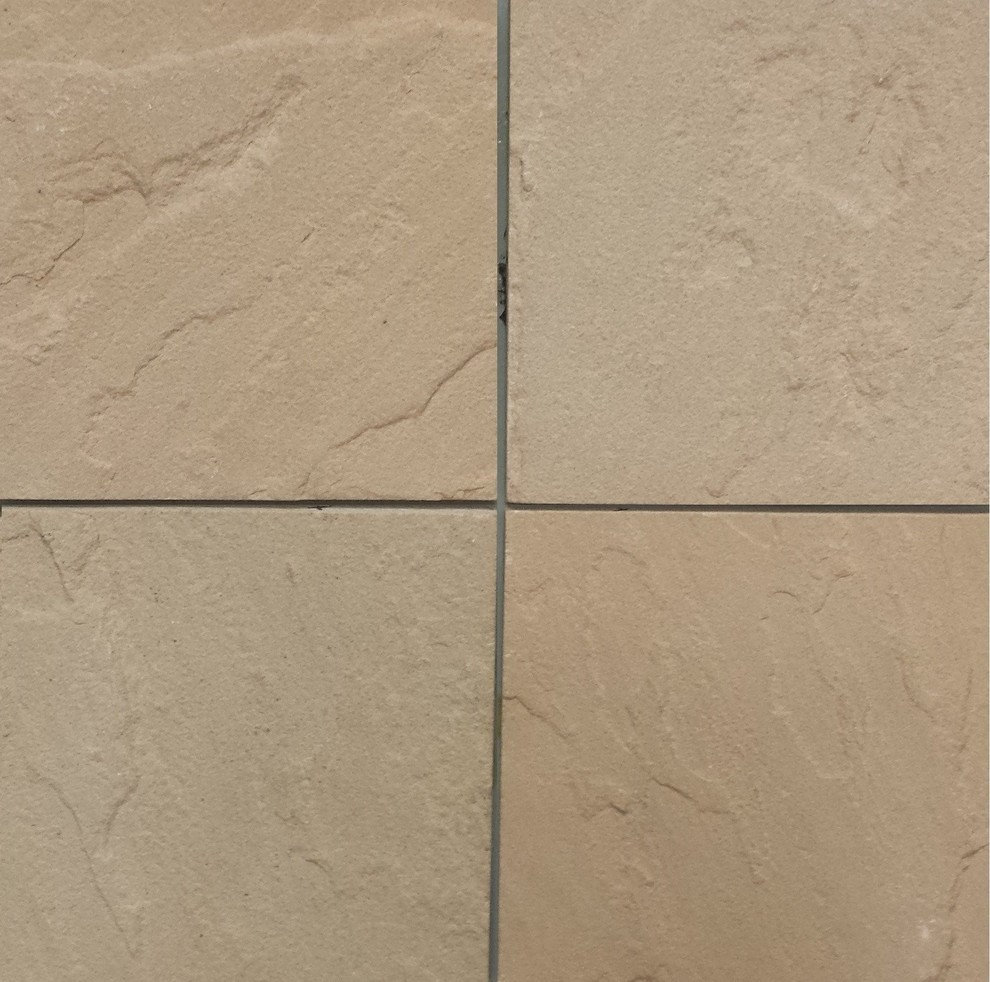 Peach Blossom Sandstone Tiles, Natural Cleft Face, Gauged Back Finish ...