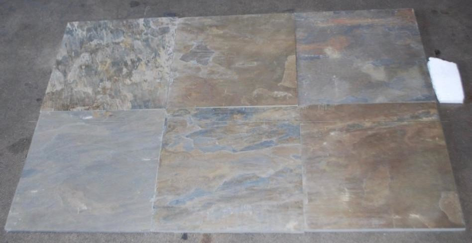 California Gold Slate Tiles, Natural Cleft Face, Gauged Back Finish, 12 ...