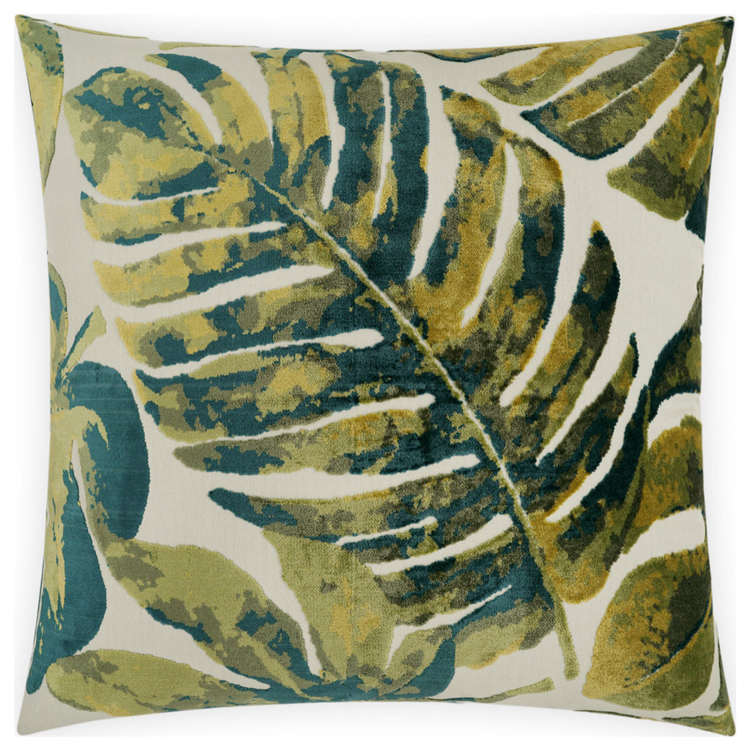 Massala Pillow - Capri, 24" x 24" - Tropical - Decorative Pillows - by ...