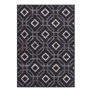 RugSmith Gray Manali Modern Geometric Area Rug, 3'x5', 3'x5 ...
