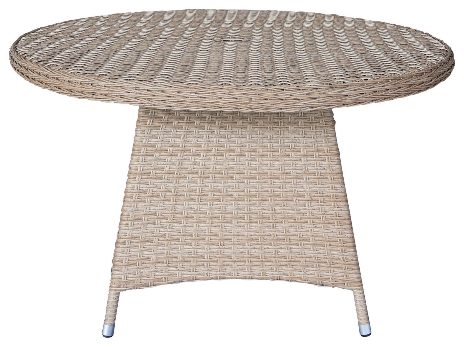 Outdoor Wicker Patio Dining Table - Tropical - Outdoor Dining Tables ...