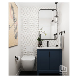 2021 Palm Springs Bath Collection - Shabby-chic Style - Powder Room ...