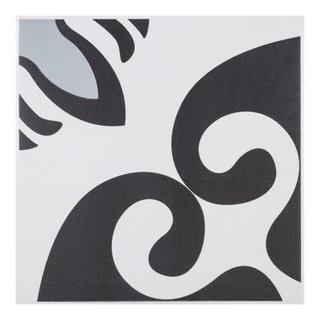 Tierra White Ceramic Floor and Wall Tile - Contemporary - Wall And ...