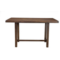Emery Pub Height Dining Table Walnut - Rustic - Indoor Pub And Bistro ...