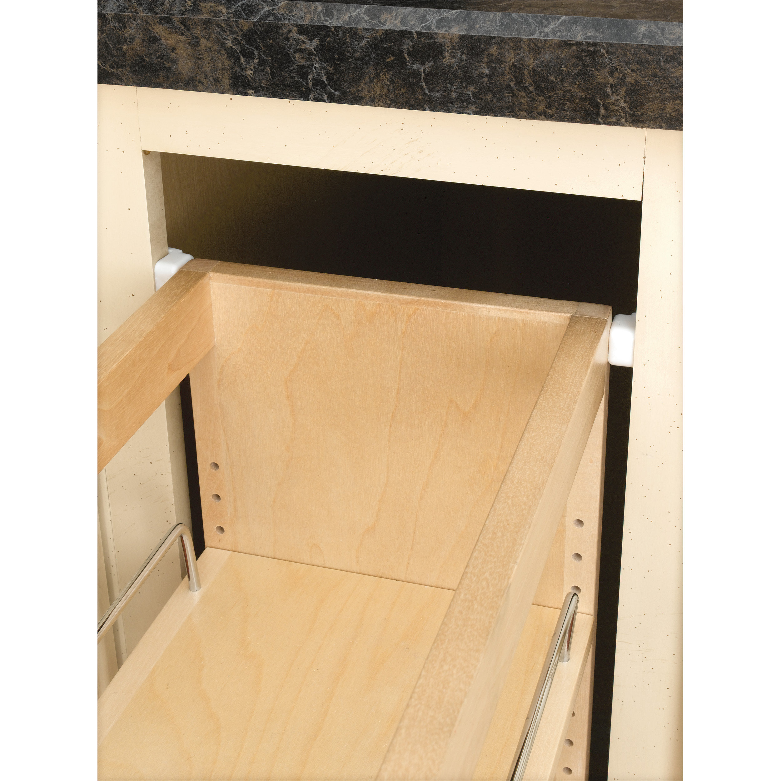 Wood Vanity Cabinet Pull Out Organizer With Soft Close, 6 ...