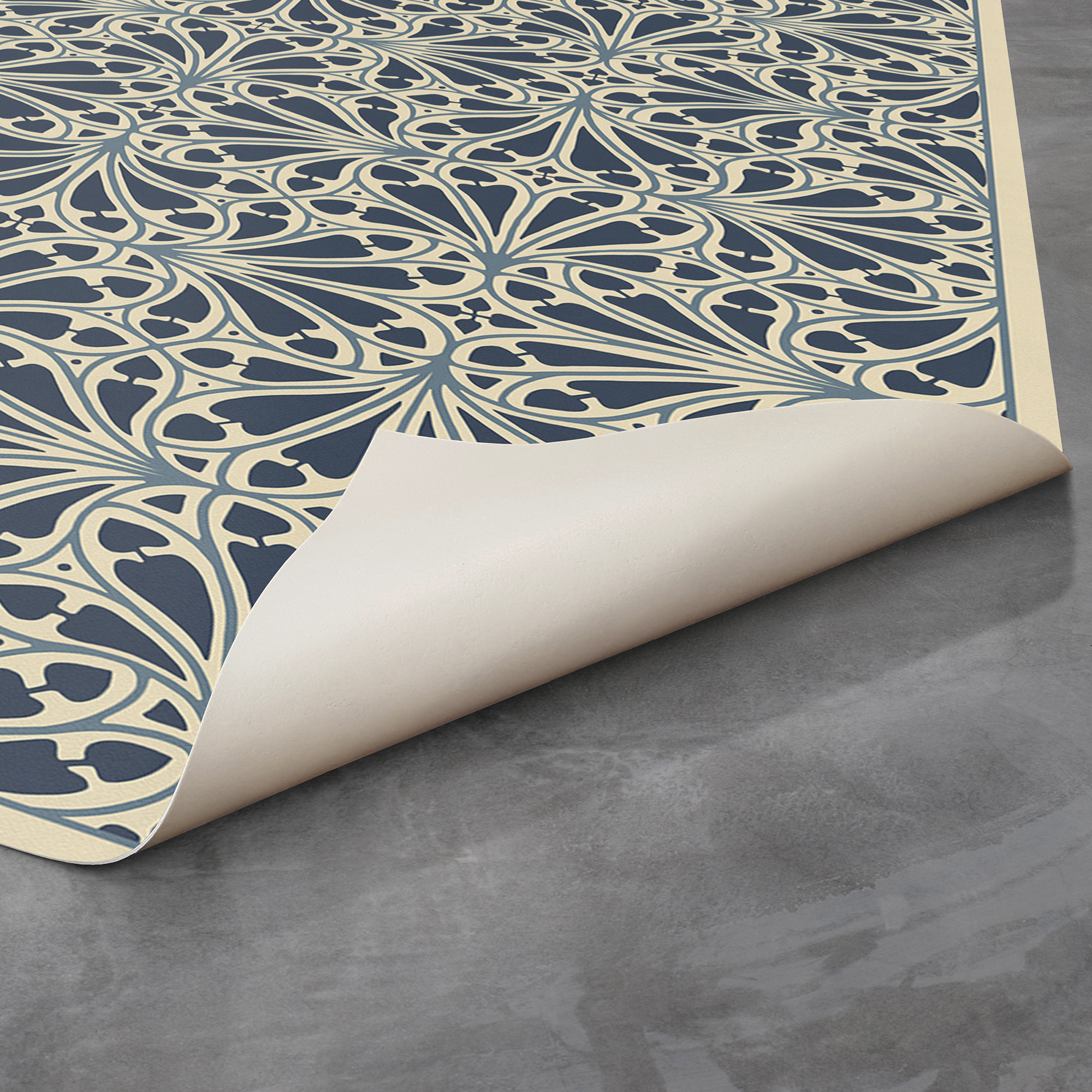 Joli Sol Cornwall Vinyl Mat, 36x60 Rectangle - Contemporary - Area Rugs ...