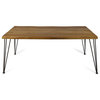 Eleanor Indoor 72" Rectangular Acacia Wood Dining Table - Industrial - Dining Tables - by ...