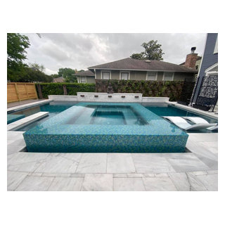 Scuppers & Sheer Descents - Pool - Houston - by McKinney Custom Pools ...