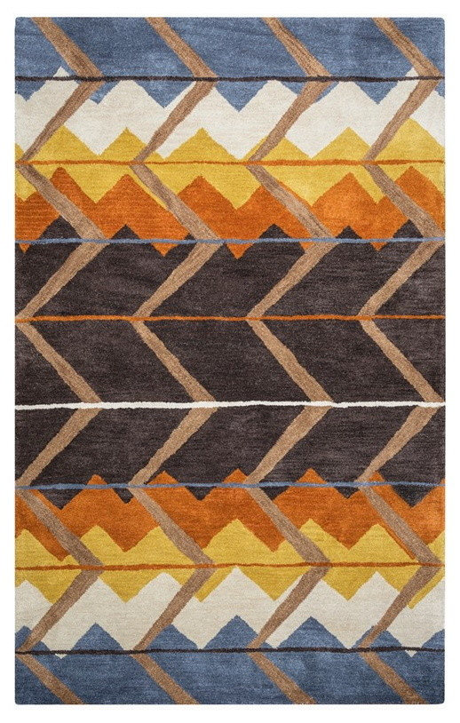 Rizzy Home Tumble Weed Loft Collection Rug, 5'x8' - Contemporary - Area ...