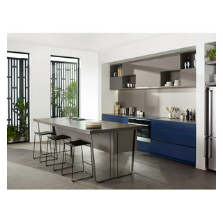 Laminex laminate Licorice Linea, Midnight and Moose - Modern - Auckland ...