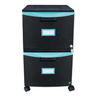 2-Drawer Mobile Filing Cabinet - Contemporary - Filing Cabinets - by ...