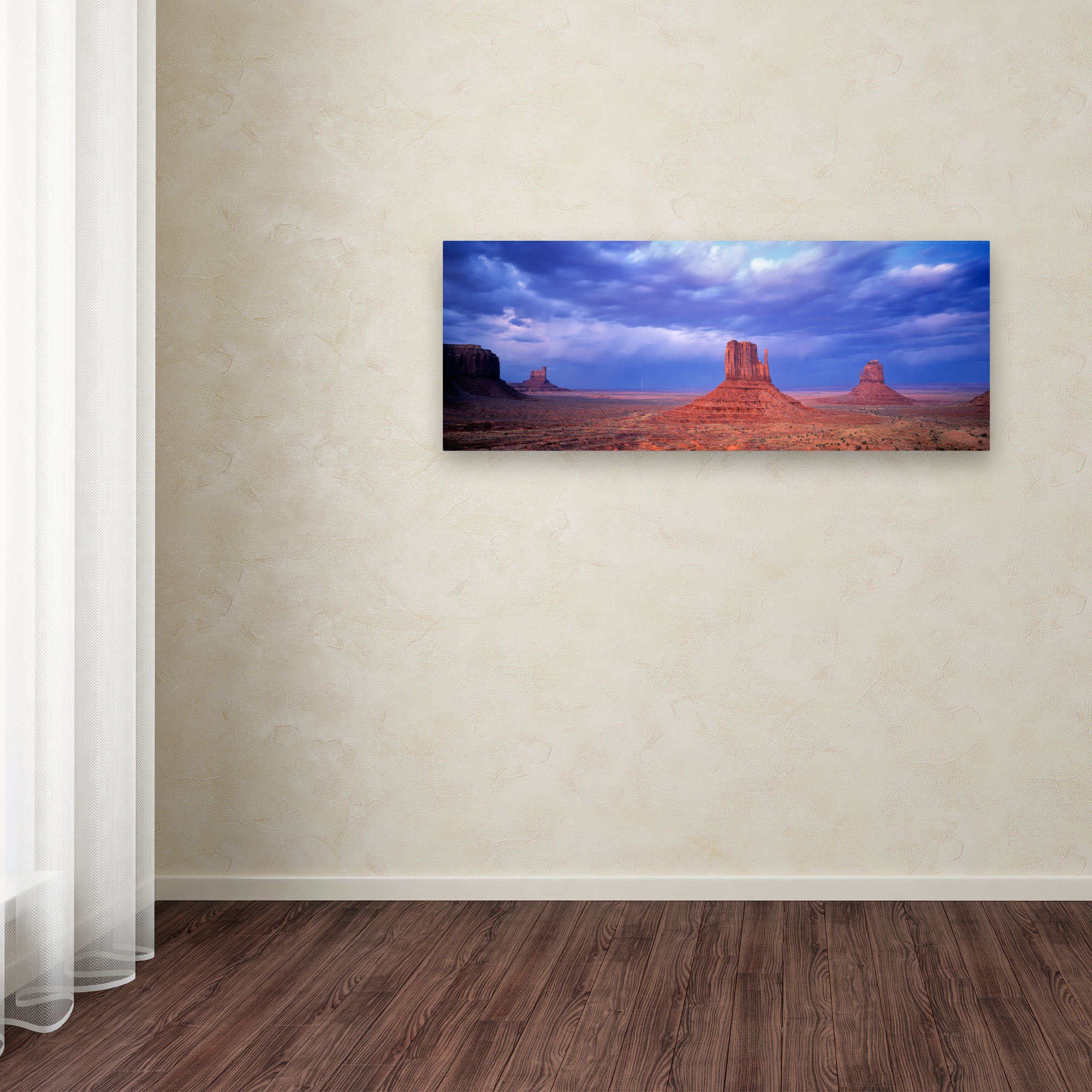 'Monument Valley' Canvas Art by David Evans, 10" x 32" - Southwestern ...