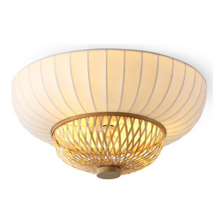 VidaLite Hikari Flush mount - Asian - Flush-mount Ceiling Lighting - by VidaLite | Houzz