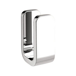 Polished Chrome Single Robe Hook - Contemporary - Robe & Towel Hooks ...