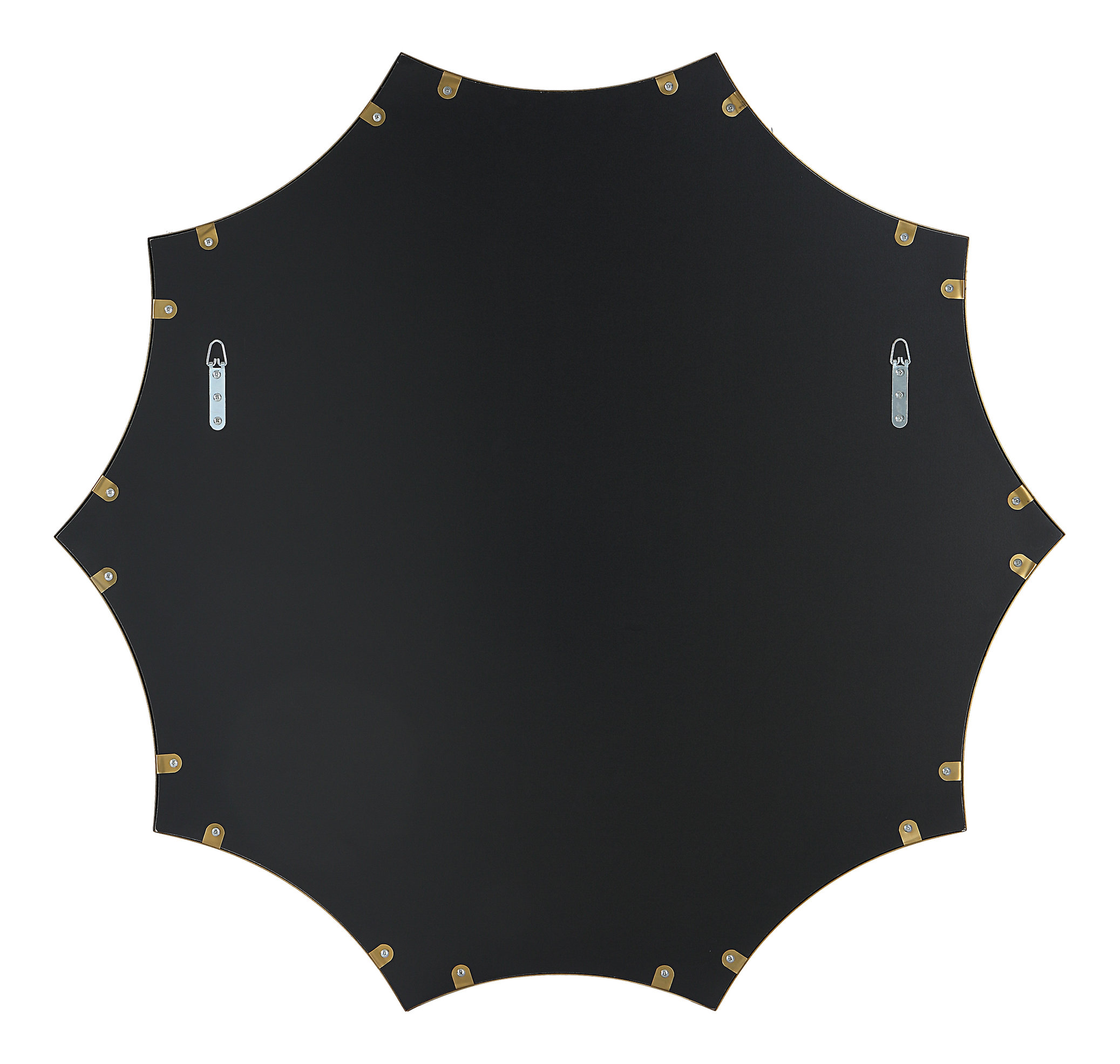 Uttermost Flare Brushed Brass Round Mirror - Contemporary - Wall ...
