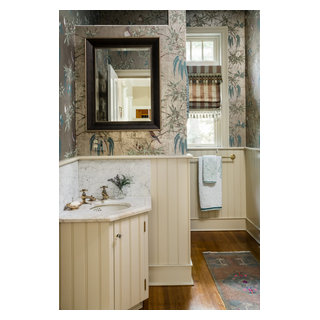 Cape Neddick Retreat - Beach Style - Powder Room - Portland Maine - by ...