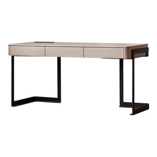 Ash Solid Wood Office Desk - Transitional - Desks And Hutches - by ...