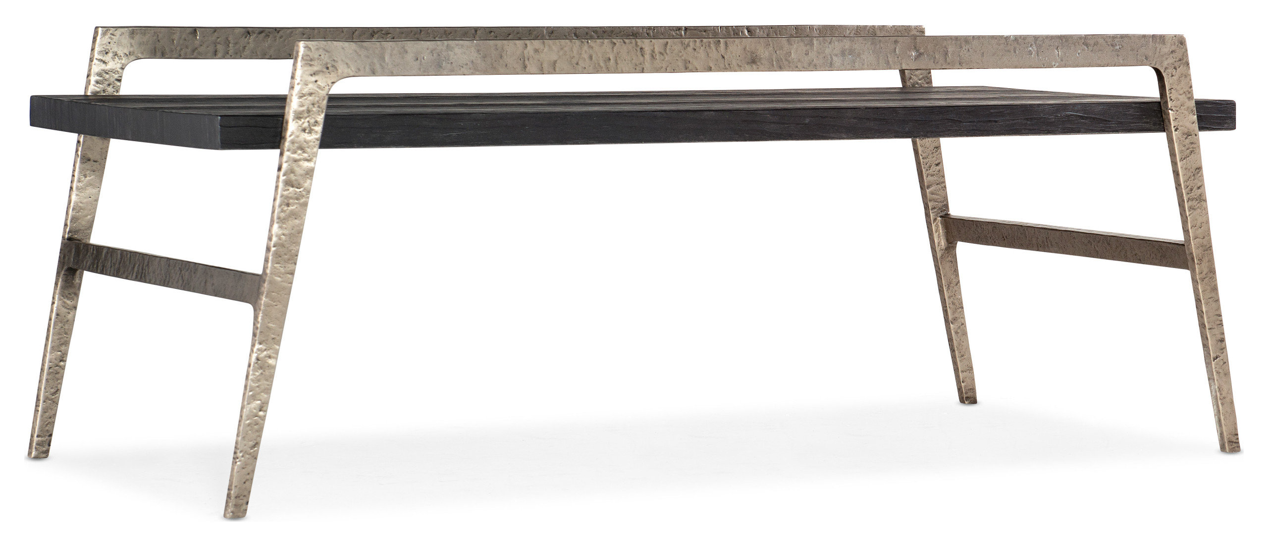 Hooker Furniture Chapman Wood Shou Sugi Ban Rectangle Cocktail Table in Black - Transitional ...