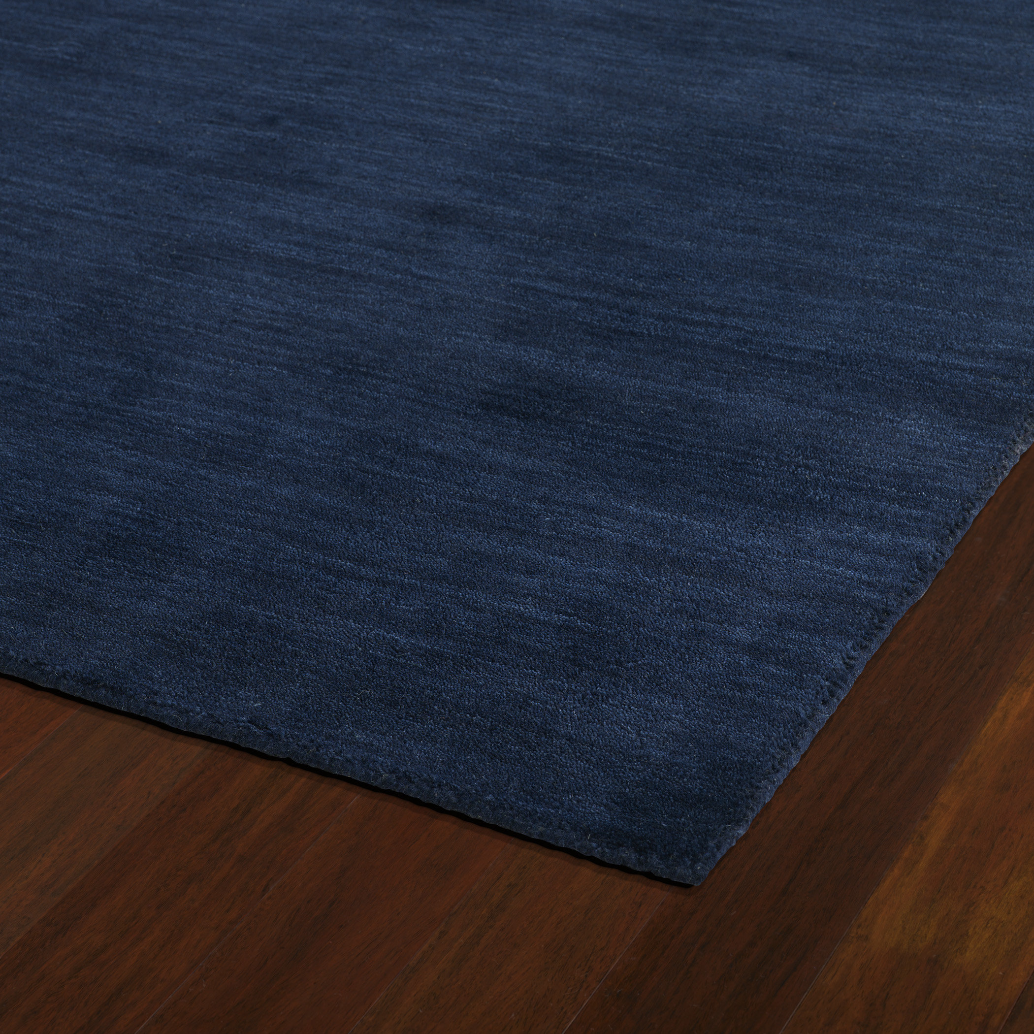 Kaleen Hand Made Renaissance Wool Rug, Navy, 9'6"x13' - Contemporary ...