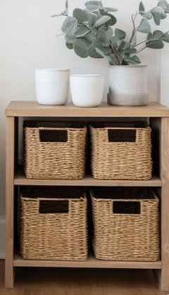 Storage needed for entryway with weird dimensions