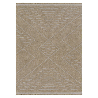 Couristan Naturalistic Rattan Natural-Cream Round Rug 5'3 x 5'3 ...