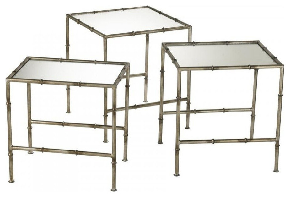 Cyan Design Bamboo Nesting Tables, Bronze - Transitional - Side Tables ...