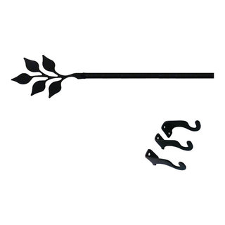 Leaf Curtain Rod, Extra Large - Transitional - Curtain Rods - by ...